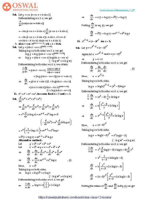 NCERT Solutions for Class 12 Maths Chapter 5 Miscellaneous Exercise